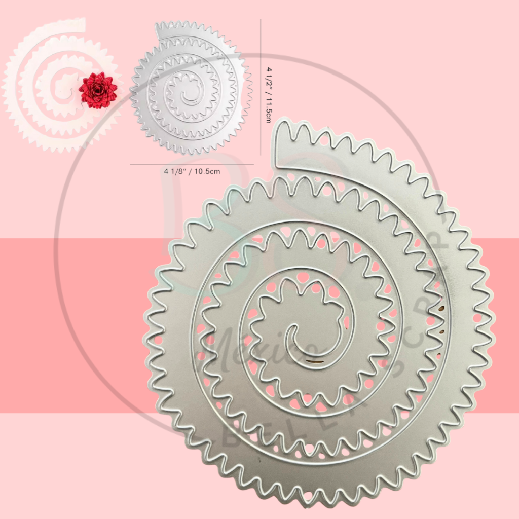 TROQUEL FLOR MITAD 2 - Bella Scrap México